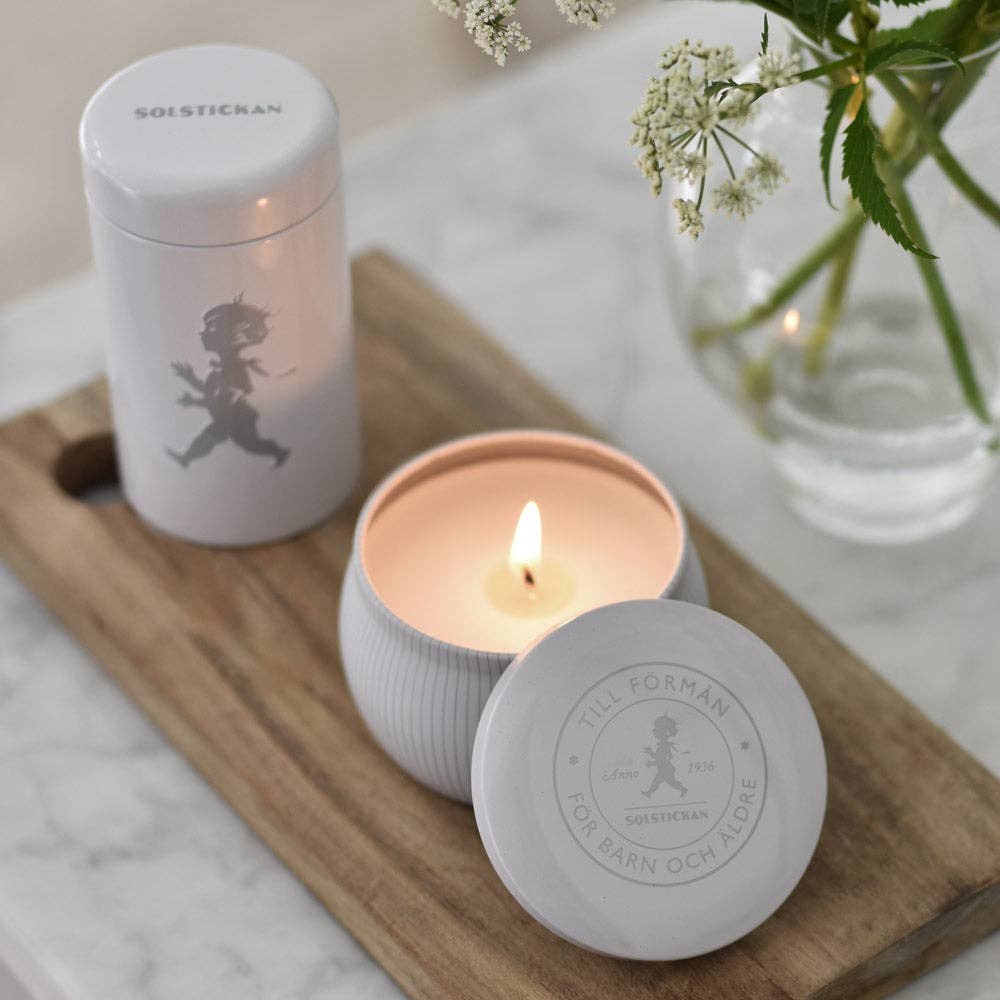 Solstickan Design - Scented Candle Eucalyptus + White Matchstick ...